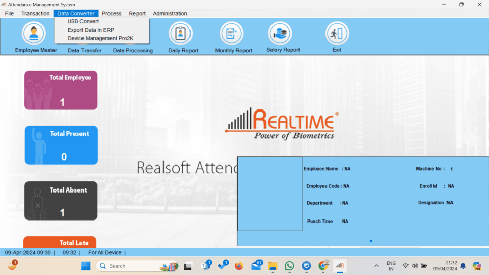 Realtime Biometric Software All Latest Desktop Software With Reporting ...