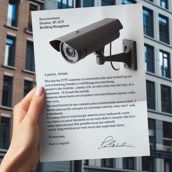 Addressing A CCTV Camera Not Working Complaint Letter: Crafting A ...