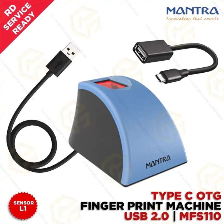 Mantra L1 Device MFS110 #No.1 Best Fingerprint Scanner With 1 Year RD ...